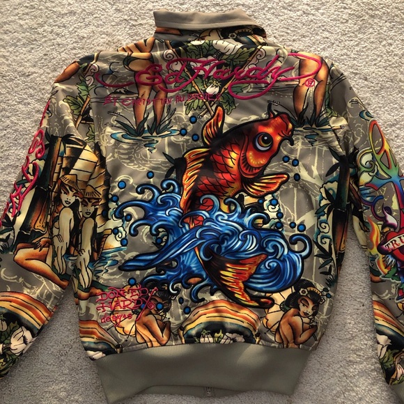 Ed Hardy | Jackets & Coats | Authentic Ed Hardy Jacket | Poshmark